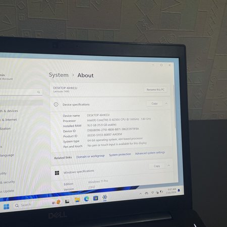 Ноутбук Lenovo Thinkpad T495 | Ryzen 5 pro 3500U | 16GB DDR4 | SSD M2