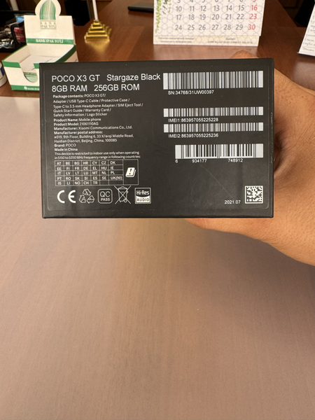 Poco x3 gt  8/256