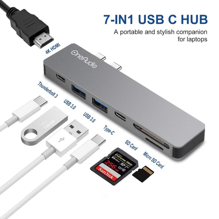 Type c to hdmi, usb, dvi ,aux ,pd, macbook , samsung S серии и т.д
