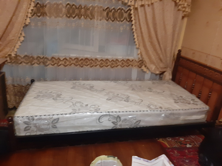 Кравать+матрас железная