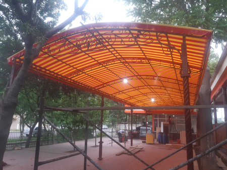 Banner tent õrnatamiz установка Баннер, тенть банер сетка