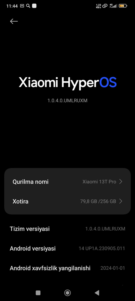 Xiaomi 13 T Pro 12+8/256