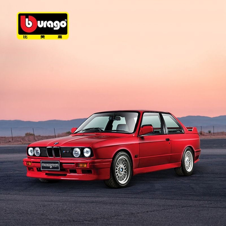 BMW 3 Series M3 1988 коллекционная машинка от бренда «Bburago» Италия.