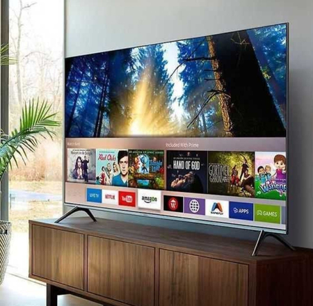 Samsung 43 Smart android 11 Гарантия 2 года. Пульт аеромыш голосовой