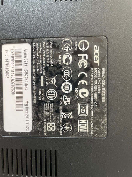 Продам ноутбук acer