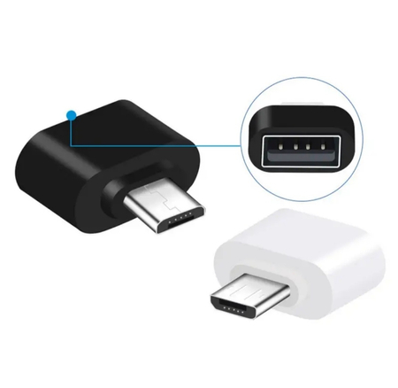 Адаптер OTG с портом USB 3,0 Туре-С и штекером USB С на гнездо USB