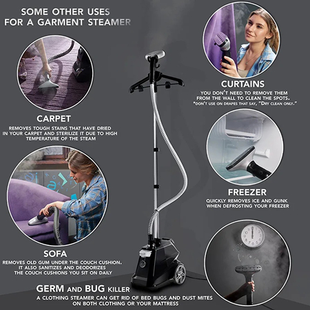Мощный Отпариватель SX3 Garment Steamer 2200W 1 Год Гарантия
