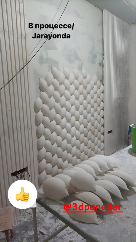 Гипсовые 3д панели | 3d panel gips | decor Tyaga lepka 3д панель