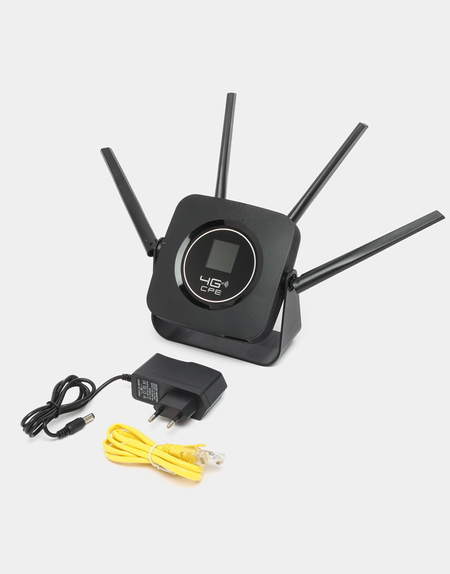 4g Cpe 903b wifi router со слотом для сим карты  4х антенны с аккумлят