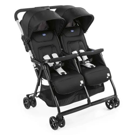 Прогулочная складная коляска для двойняшек Chicco OHlalа Twin