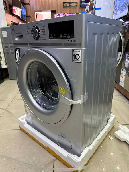 Стиральная машина RULLS 8kg Invertor, Steam Стальной