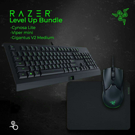 СКИДКА! (3в1)Набор Razer мышка Viper mini+клавиатура Cynosa Lite+коври