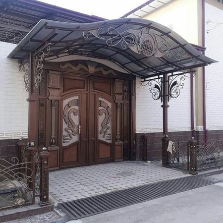 Навесы поликарбонат лексан Профнастил