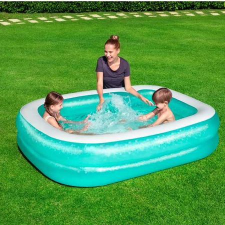 Бассейн Bestway Blue Rectangular Family (54005)