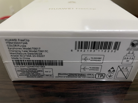 Наушники Huawei FreeClip 2024 Purple