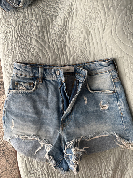 Шорты джинсовые zara