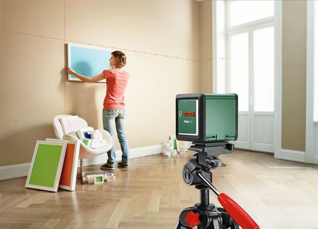 Лазерный нивелир (лазенрный уровень) BOSCH QUIGO PLUS