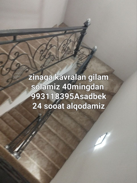 Kavralan gilam optim sotamiz ustonofka qilamiz