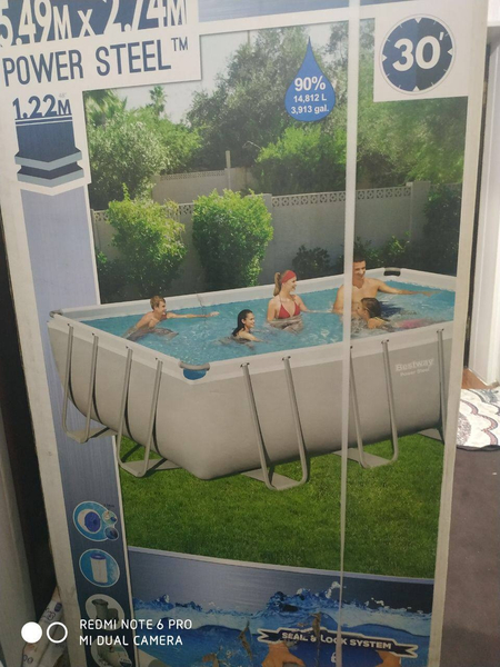 Бассейн каркасный Bestway, новый, с насосом и фильтром,  122х549х274см