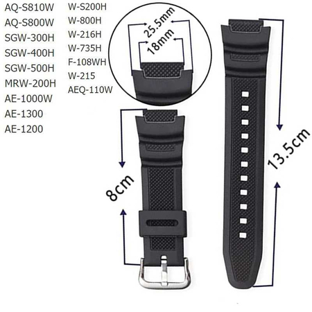 Разные ремешки для часов Casio Силиконовые Нейлоновые НАТО Zulu Компас
