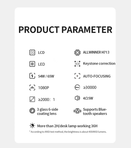 Смарт Проектор K1 Full HD безпроводной