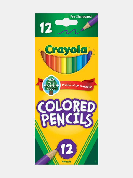 Набор цветных карандашей CRAYOLA для детей, 12 шт