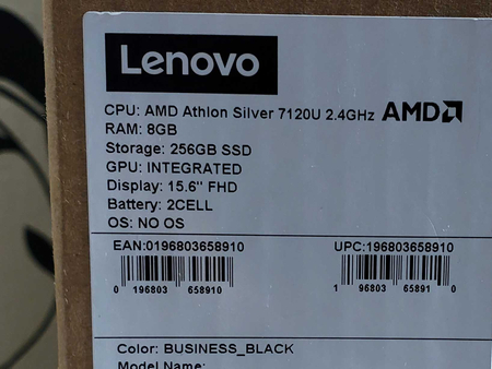 ПРОДАМ Lenovo V15G4 /2024 Ноутбук AMD Silver 7120U/8GB/256SSD/15.6