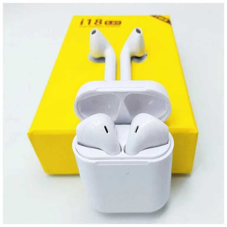 Беспроводные Bluetooth/блютуз наушники Airpods i18 TWS