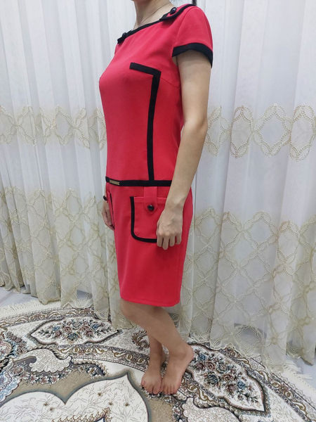 Красное платье турецкое