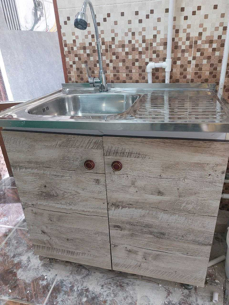 Мойка раквина, шкаф