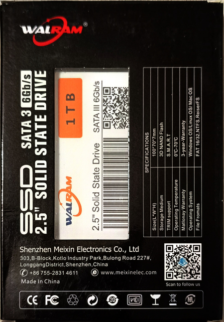 SSD Walram 512GB