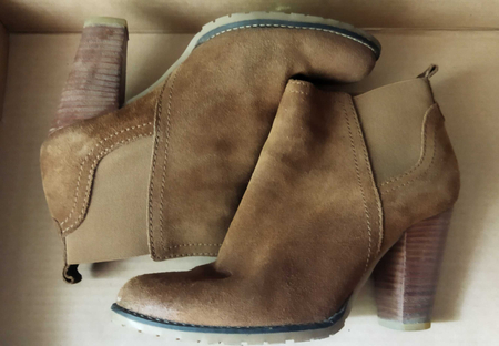 полусапожки кожаные теплые 38 раз. BATA Испания ИДЕАЛ!