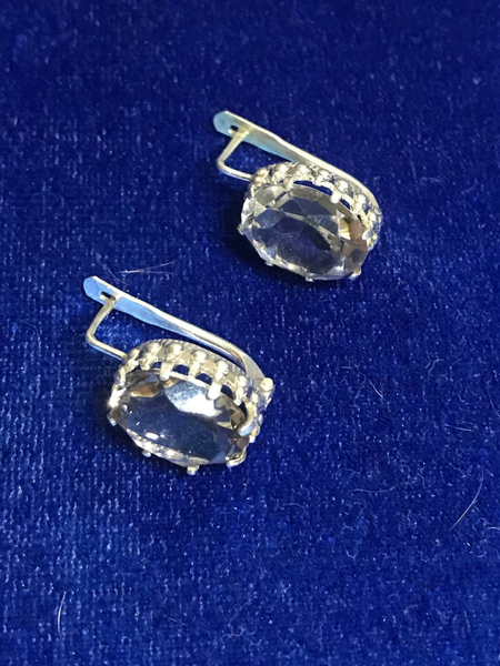 Серьги серебро 875-925 пробы