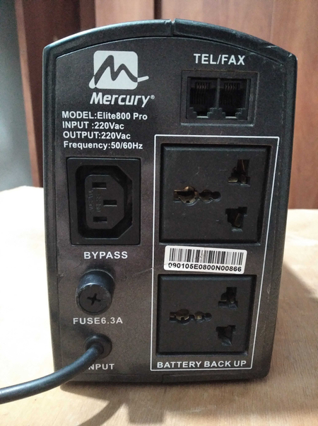 UPS Mercury 800VA 480W. ИБП, ЮПС.