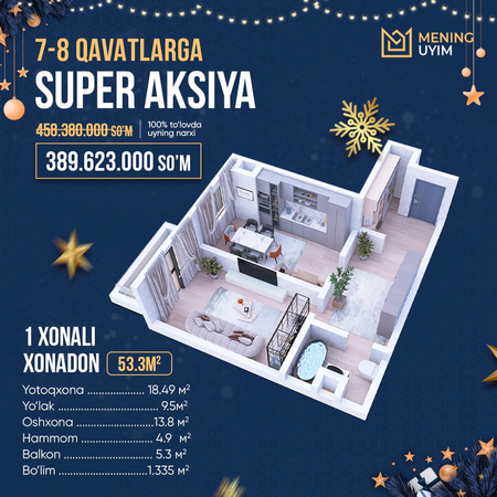 Mening Uyim Choshtepadan super aksiya