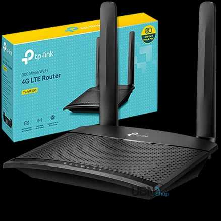 TP-Link MR100 маршрутизатор N 4G LTE со скоростью 300 Мбит/с