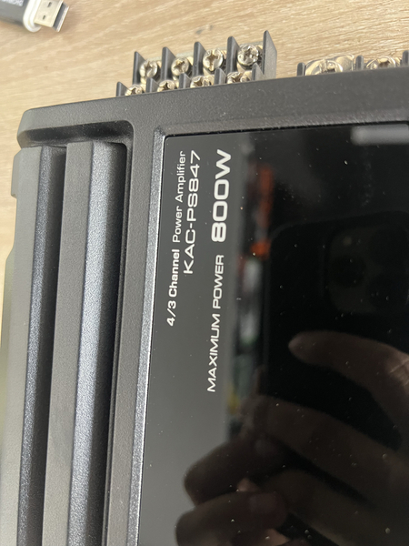 Kenwood 800W KAC-PS847
