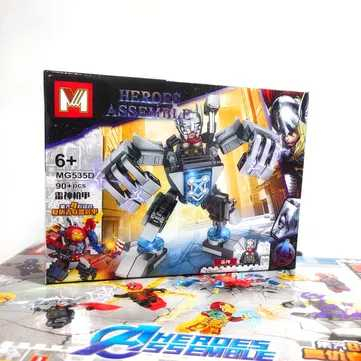 Конструктор HEROES ASSEMBLE, 90+ деталей, аналог LEGO
