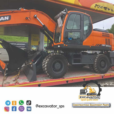 Колёсный экскаватор DOOSAN DX190WA, 2022