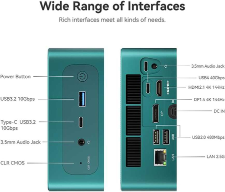 MiniPC Мини Пк Beelink SER7 MAX Ryzen7 7840HS 32GB/1TB Windows 11