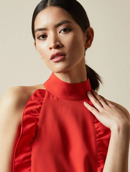 Красное платье Ted Baker