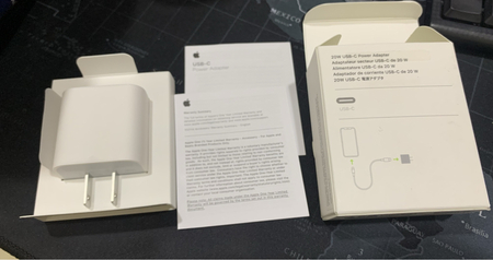 Apple adapter 20w USB-C fast charger  USA