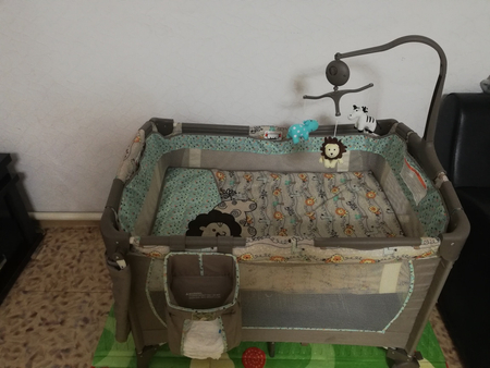 Манеж кровать 3 в 1 baby zoo