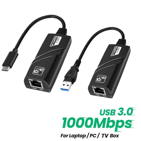 USB 3.0, USB -С/LAN Ethernet адаптер