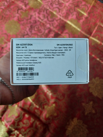 Samsung A 23 Pashti yangi