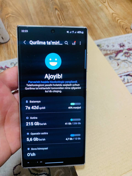 Samsung S22 Ultra sotiladi