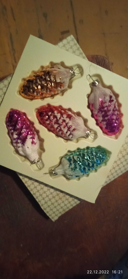 Ёлочные игрушки СССР (набор).