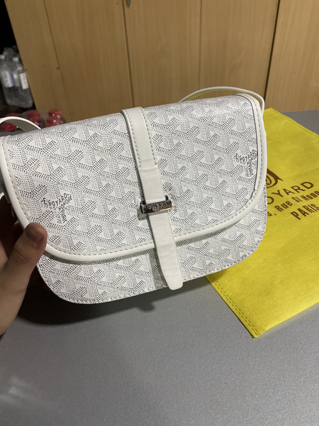 Сумка Goyard белая люкс качество унисекс