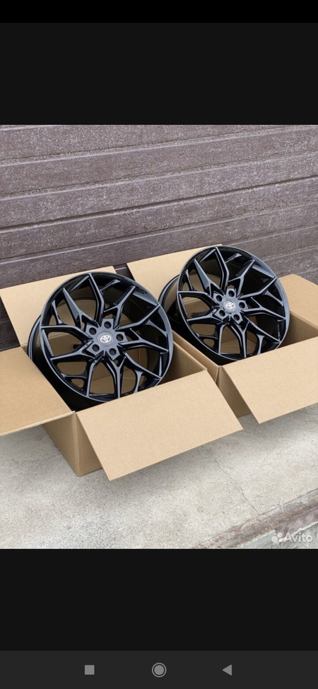 Диски R19 Kia Mazda Toyota 5-114, чёрный