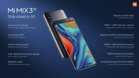 Xiaomi Mi Mix3 5G